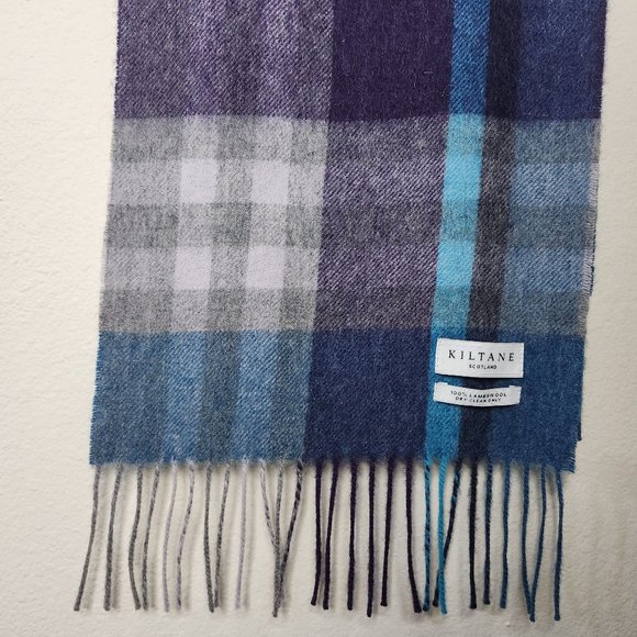 Kiltane | Accessories | Kiltane Scotland 0 Lambswool Blue Purple Tassel ...